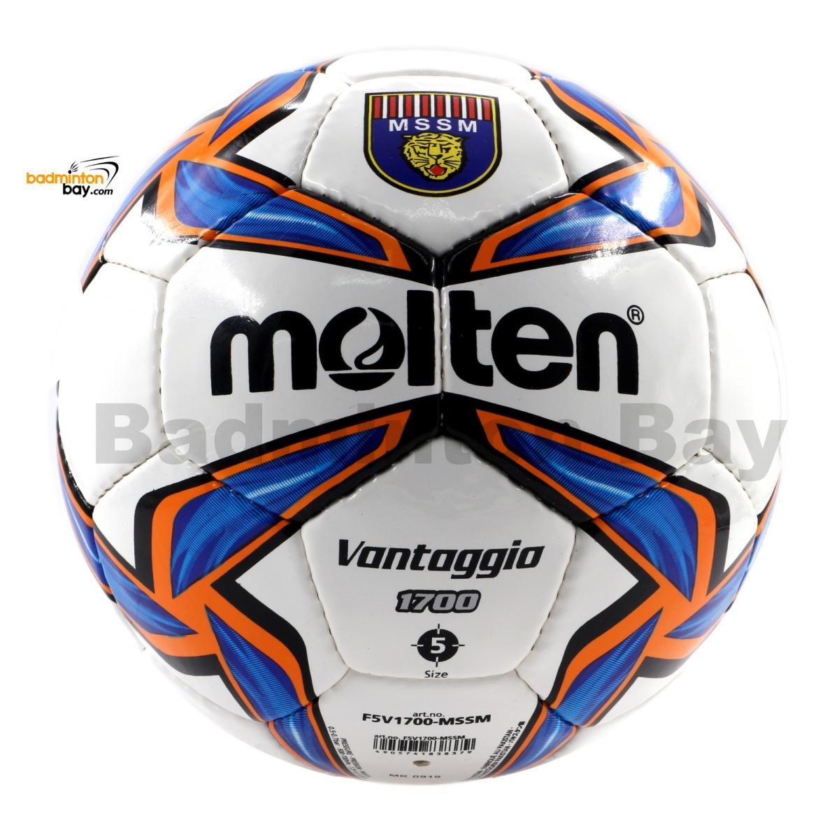 Molten F5V1700 Football VANTAGGIO White, Blue & Orange Size 5