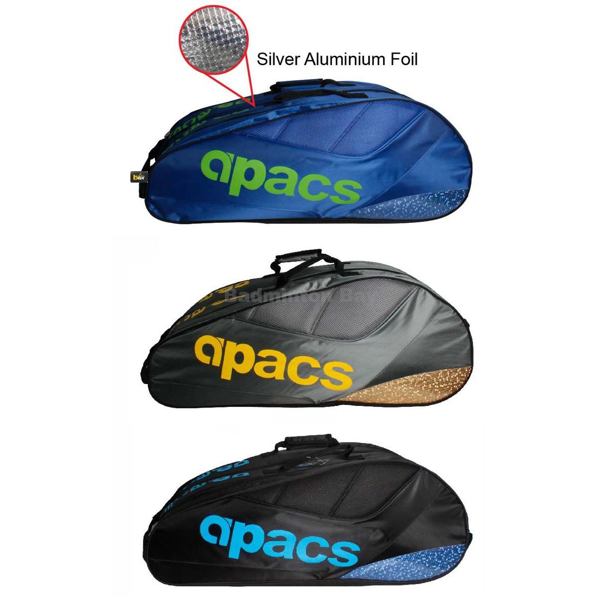 Apacs 2 Compartments Thermal Badminton Racket Bag AP602ii