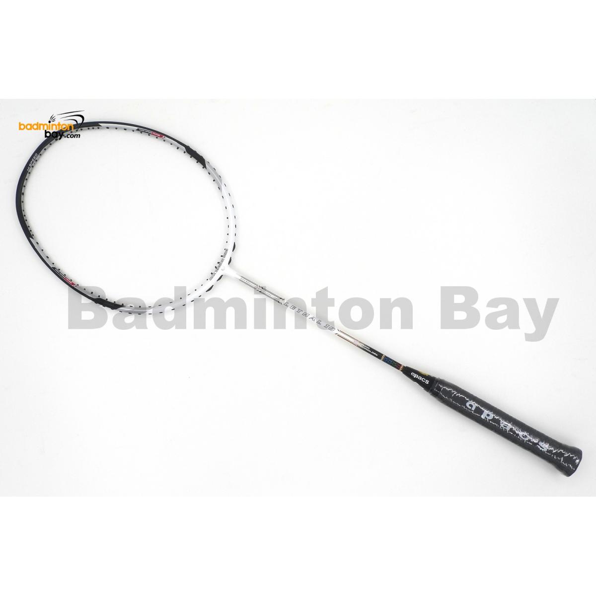 Apacs Lethal 10 Black White Badminton Racket (4U)