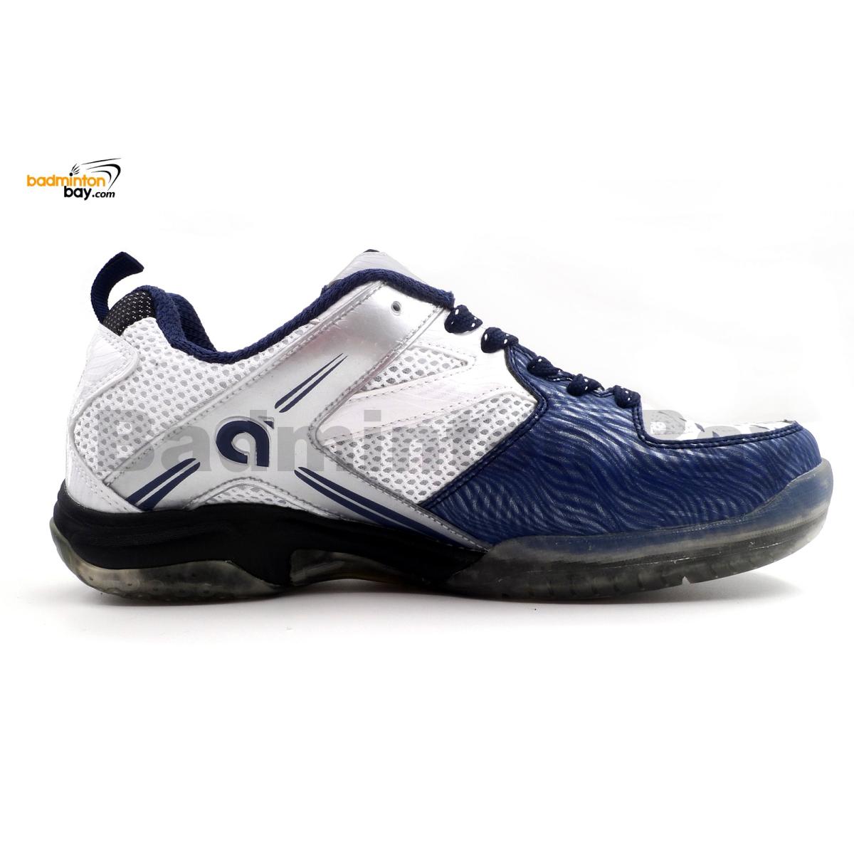 Apacs Cushion Power 071 White Badminton Shoes With Transparent Outsole ...