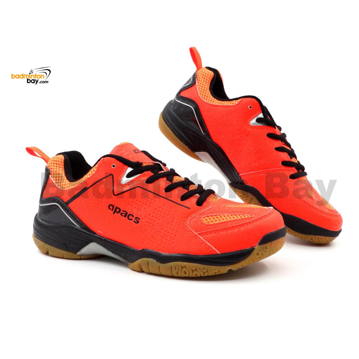 Apacs Cushion Power SP-602 Orange Badminton Shoes With Improved ...