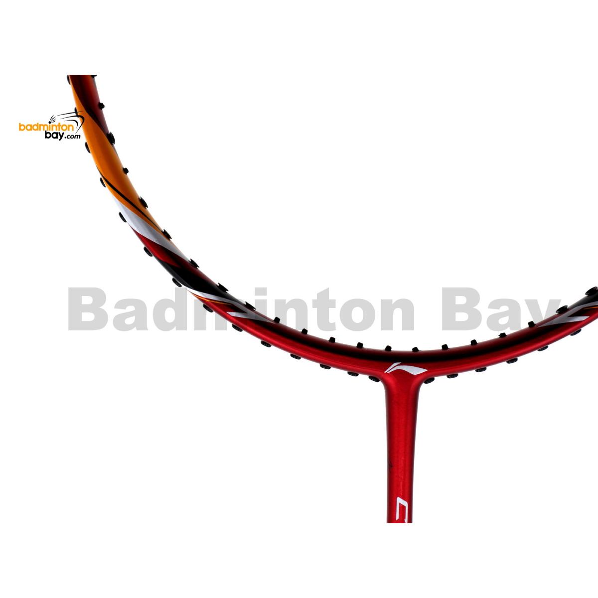 Li-Ning Chen Long CL 300 Red Yellow Badminton Racket 3U (W3-S2)