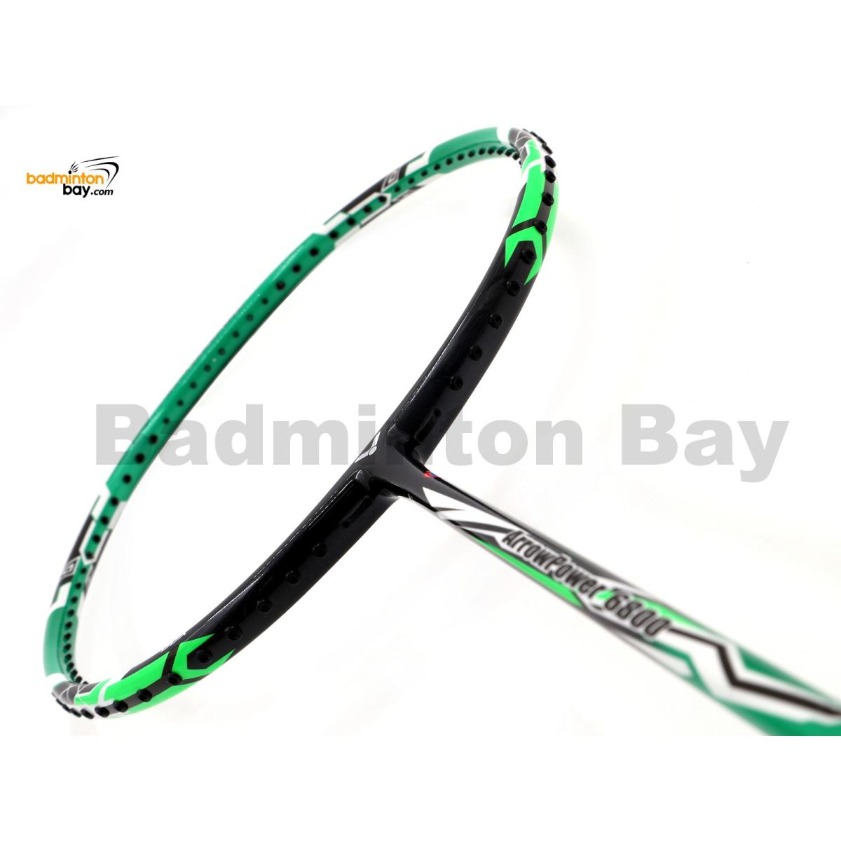 Victor Arrow Power 6800 Green Black Badminton Racket (4U-G5)