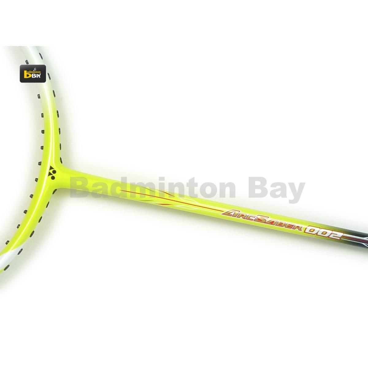 ~Out of Stock~ Yonex ArcSaber 002 Yellow Badminton Racket 3U/G4 - 2012 ...