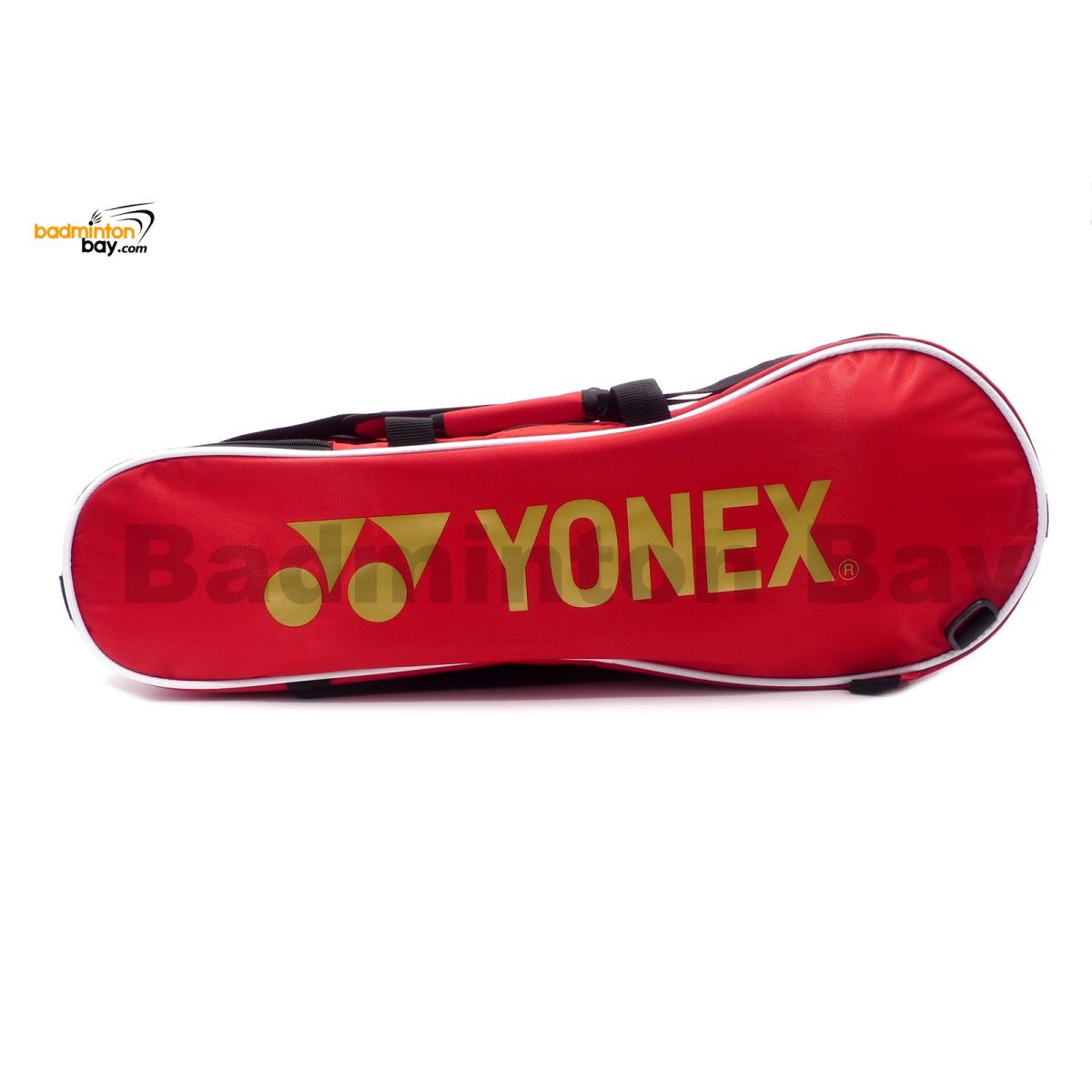 Yonex 2 Compartments Padded Badminton Racket Bag SUNR-1002BPRM Red