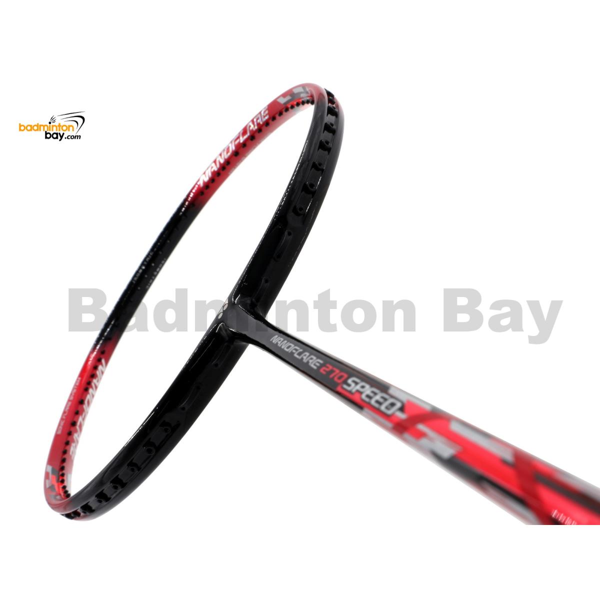 Yonex Nanoflare 270 Speed Red Black NF-270SPEX Badminton Racket (5U-G5)