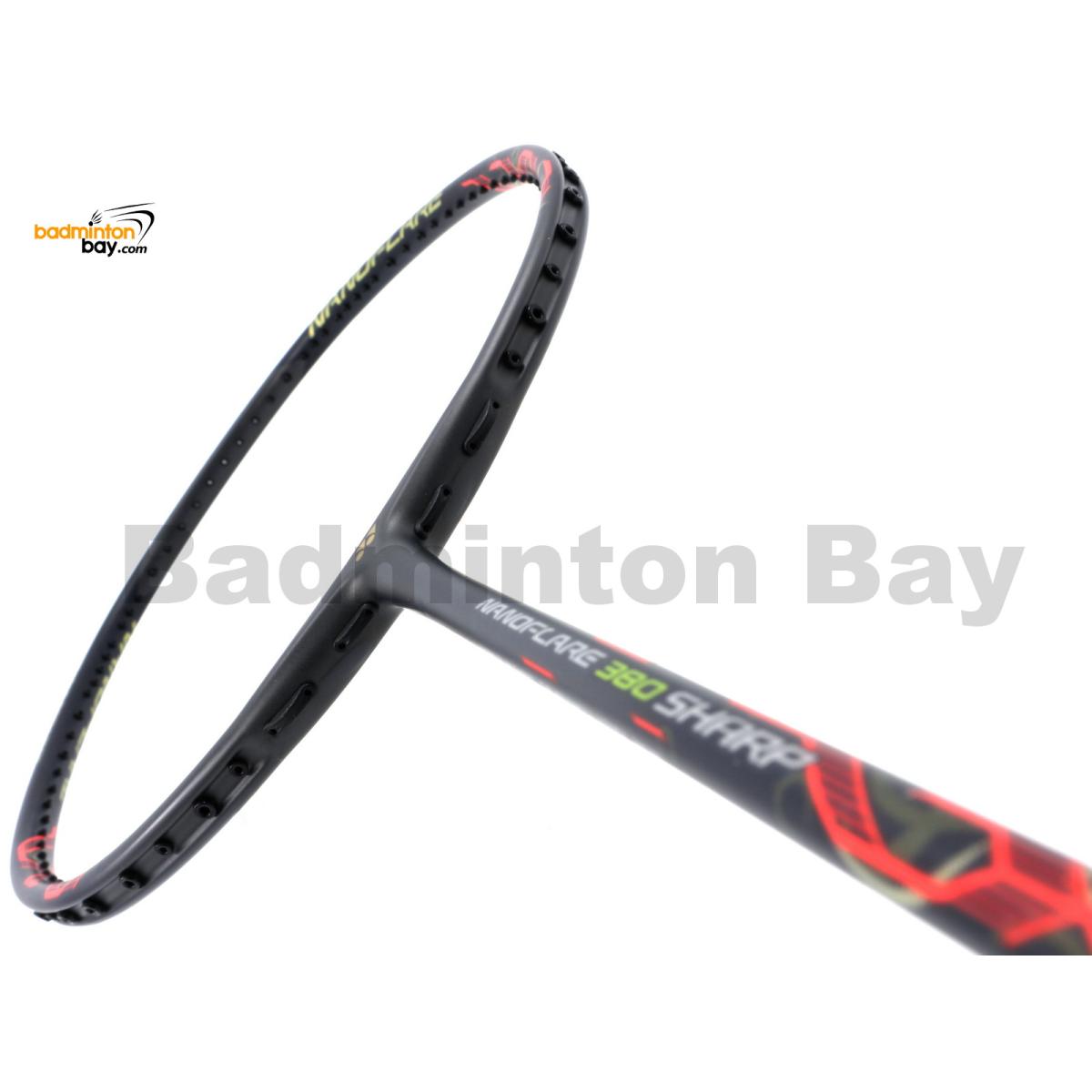 Yonex Nanoflare 380 Sharp Matte Black NF-380SH Badminton Racket (4U-G5)