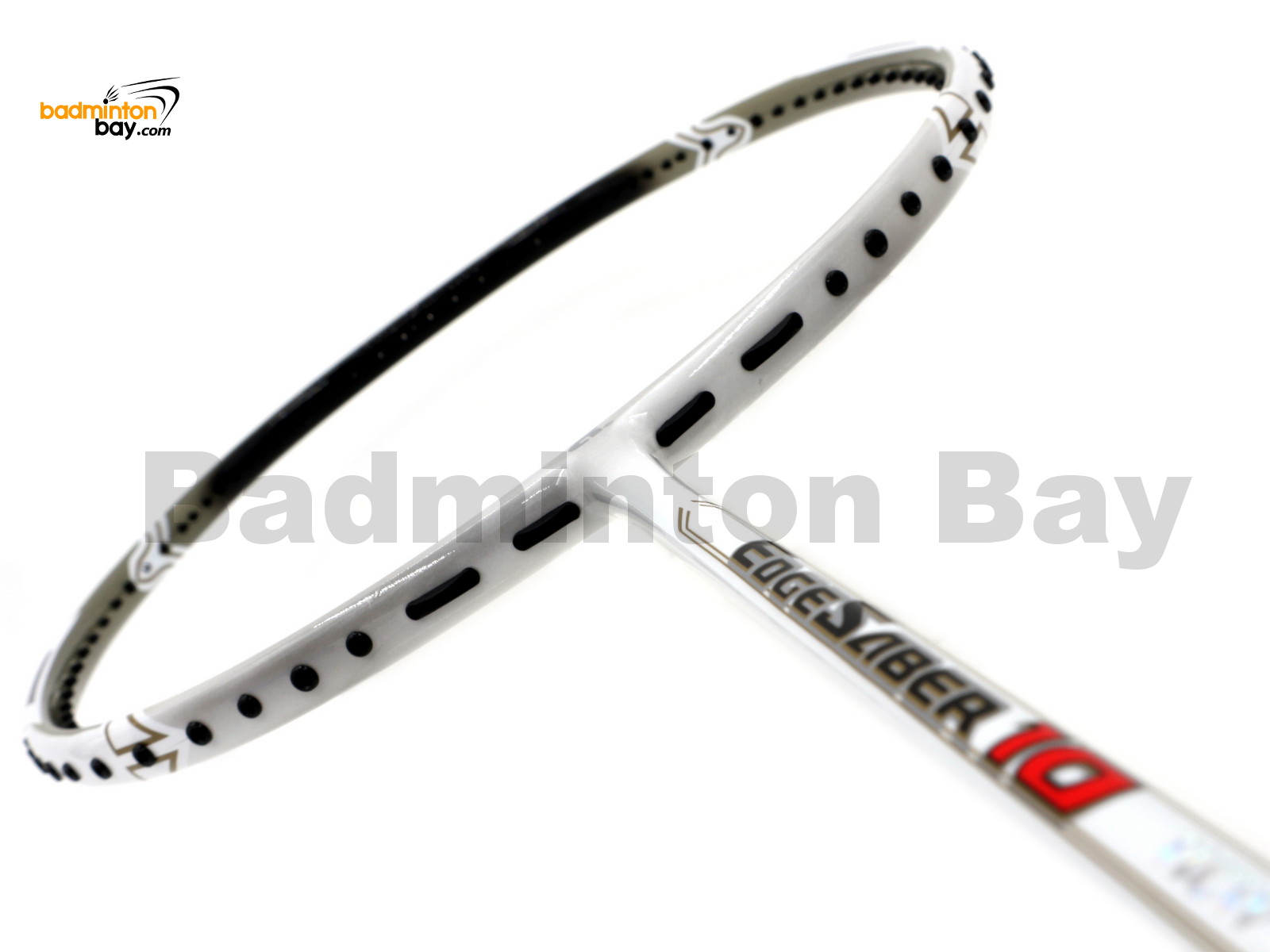 Apacs EdgeSaber 10 White Badminton Racket (4U)